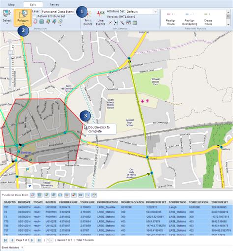 Selecting Events And Routes By Geometry—event Editor For Roads And Highways Arcgis Enterprise