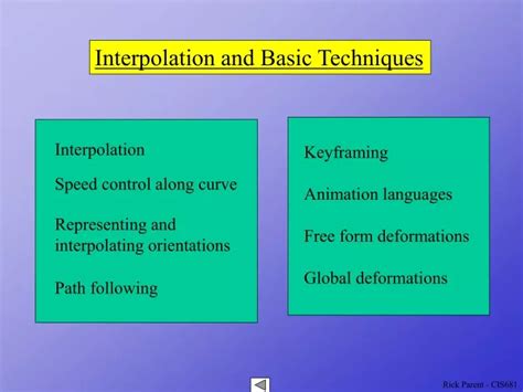 PPT Interpolation And Basic Techniques PowerPoint Presentation Free Download ID