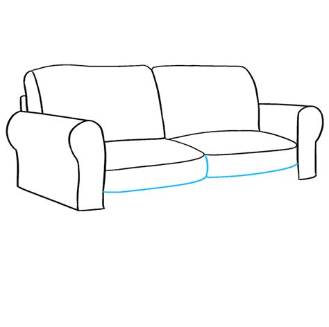 How To Draw A Couch Really Easy Drawing Tutorial