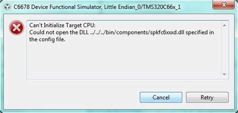 Error Launching Device Functional Simulator In MCSA Tutorial 1 Code Composer Studio Forum