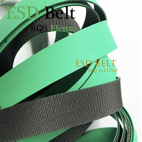 Green And Black Elastic Flat Beltmatte Bottom Texture 10mm Thick Pu