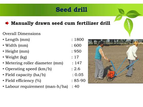 Day 10 Calibration Adjustment Of Seed Drill Planter And Sprayer