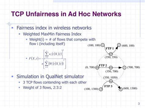Ppt Enhancing Tcp Fairness In Ad Hoc Wireless Networks Using