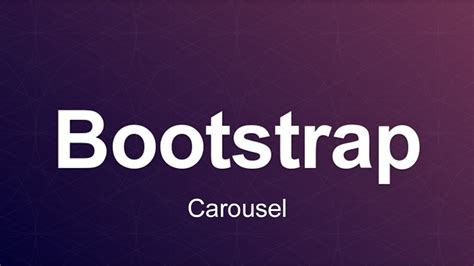 Bootstrap 3 Tutorial 95 Carousel Youtube