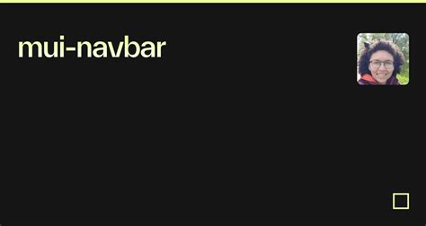 Mui Navbar Codesandbox