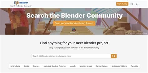 Blendernation Bazaar Thiên đường Của Cộng đồng Blender Vfx Animation