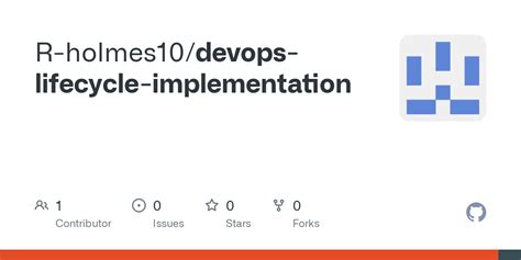 Github R Holmes10devops Lifecycle Implementation
