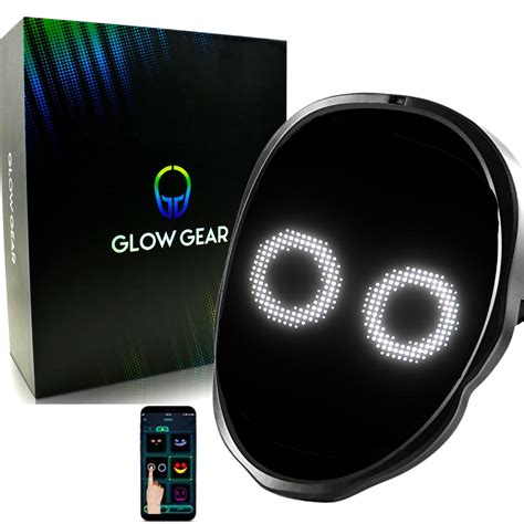 Face Transforming Led Mask App Controlled Light Up Mask