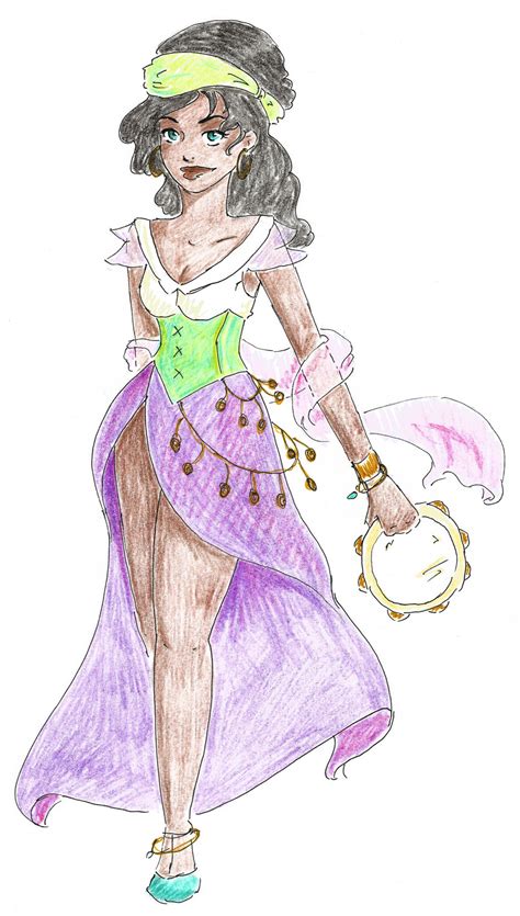 Disney Redesign Fantasy Esmeralda By Yerdua On Deviantart