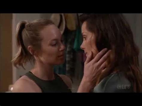 Station 1 6x05 Kiss Scene Maya And Сarina Kiss Sexy Romance