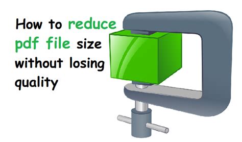 How To Reduce The Size Of A Pdf Compress Without Losing Quality