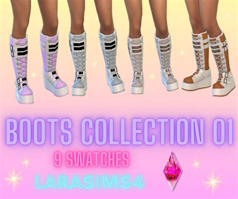 Boot Collection 01 Gallery The Sims 4 Create A Sim Curseforge
