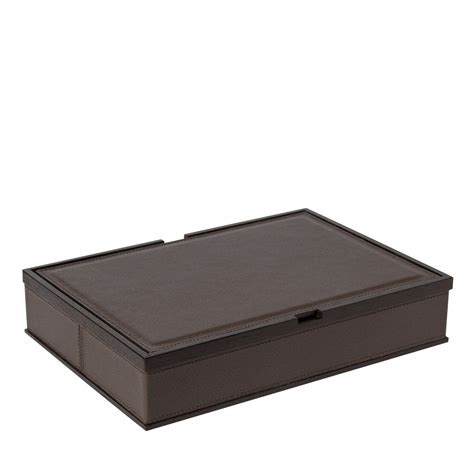 Astrea Rectangular Leather Box Leather Box Leather Everyday