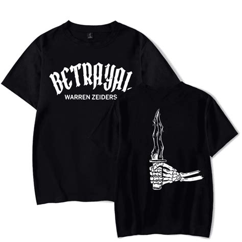 Warren Zeiders Merch Betrayal Bella Canvas T Shirt Short Sleeve Fashion