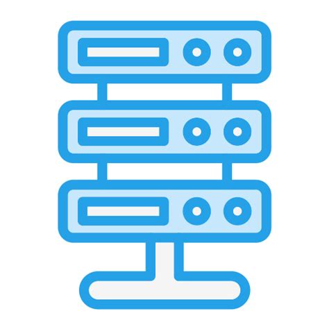Server Generic Blue Icon