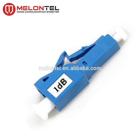 Blue Lc Type Attenuator 1db 5db 15db Male Female Simplex Sm Fixed Fiber Optic Attenuator 1db