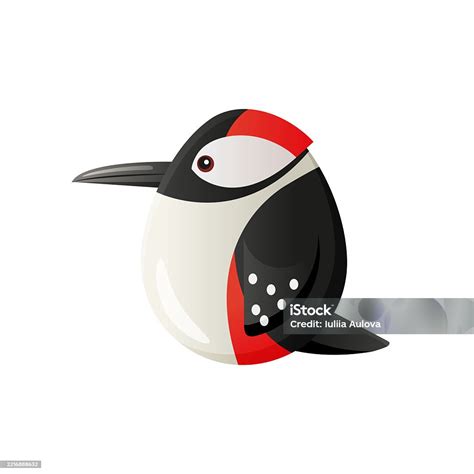 양식에 일치 된 딱따구리 벡터 일러스트 레이 션은 흰색 배경에 고립 되어 있습니다 귀여운에 대한 스톡 벡터 아트 및 기타 이미지 귀여운 날기 다중 색상 Istock
