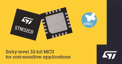 Stマイクロエレクトロニクス、816bitマイコンの置き換えに最適な超低コストの汎用32bitマイコン「stm32c0シリーズ」を発表 Stm32 Stm8ファミリはstの32bit