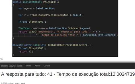 Programação Assíncrona Async E Await E Conceitos
