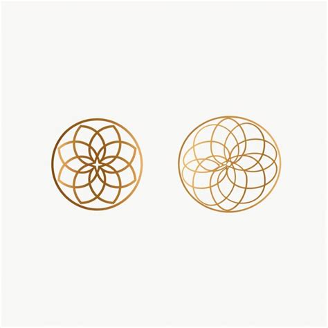 There Are Two Circular Objects That Are Gold Colored Generative Ai