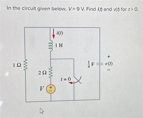Solved In The Circuit Given Below V V Find I T And V T Chegg Com
