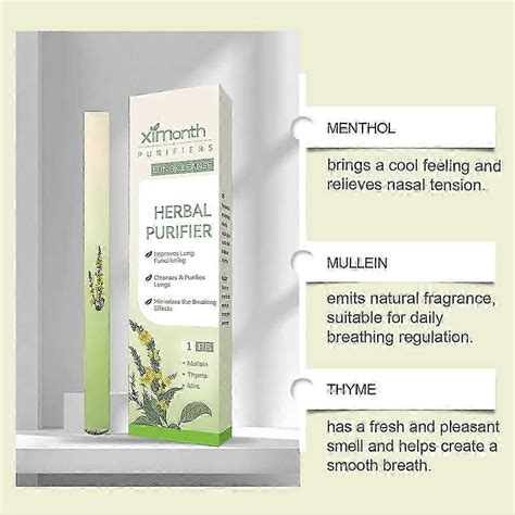 Portable Herbal Diffuser Pen Lung Cleanse And Energy Boost Air Freshener