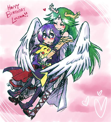 Dynasty Reader Image › Mahoxyshoujo Lucina X Palutena Nintendo Yuri