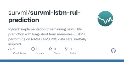 Github Survmlsurvml Lstm Rul Prediction Pytorch Implementation Of