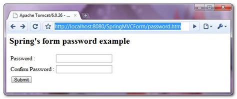 Spring Mvc Password Example