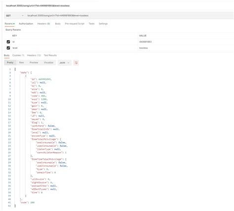 获取云盘歌曲播放链接为null · issue 1704 · binaryify neteasecloudmusicapi · github