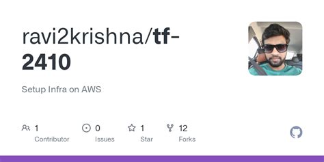 Github Ravi2krishnatf 2410 Setup Infra On Aws