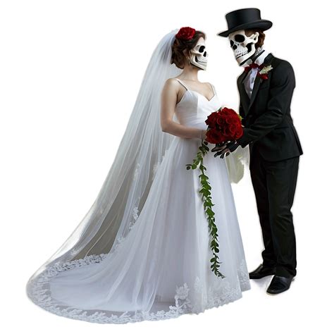 Download Skeleton Bride And Groom Png 33