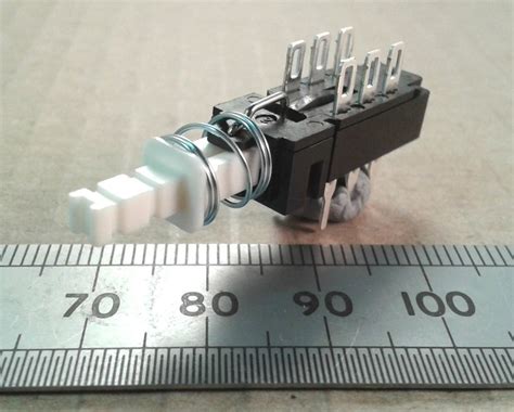 Latching Push Button Switch Push On Push Off DPDT 2P2T Or 4PDT Etsy