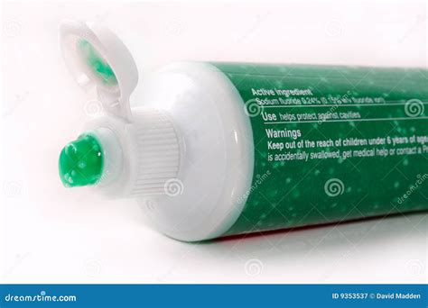 Toothpaste In Squeeze Bottle Stock Image Image 9353537