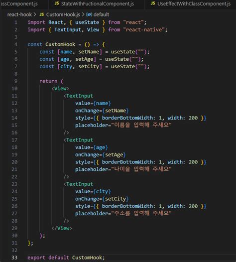 Reactnative React Hooks Custom Hooks