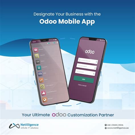 Netilligence Odoo Businesssolutions App Mobileapp Erp Odooerp Odoodevelopment