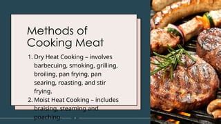 Methods Of Cooking Meat Tle Cookery Lesson Pptx