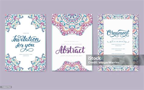 독특한 장식으로 보편적인 플라이어 3 X 4입니다 생일 파티 또는 결혼식에 초대 카드입니다 전통적인 그림 인쇄 활판 인쇄 술과 디자인입니다 세로 축제 엽서 초대장