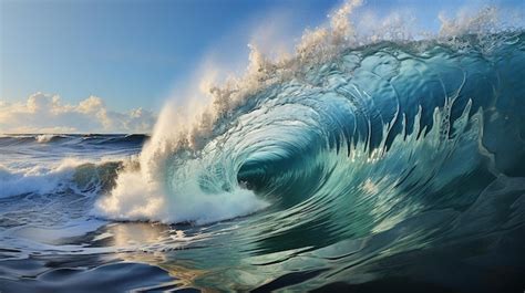 Premium Ai Image Ocean Swell
