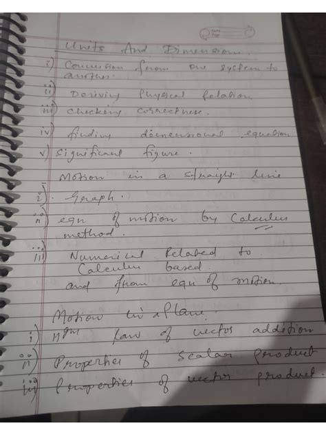 Physics Important Topics Pdf