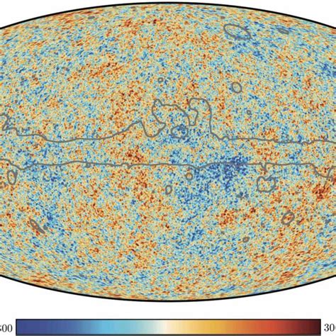 3 Map Of The Temperature Fluctuations Around The Mean Temperature ∼