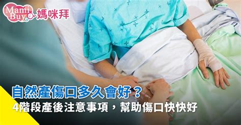 媽咪自然產傷口多久會好？4階段產後注意事項，幫助傷口快快好｜懷孕產後 媽咪拜mamibuy