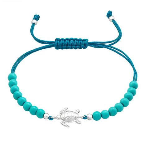 Silver Turtle Bracelet For Women