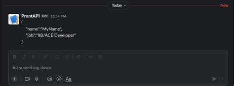 Integration Of IBM ACE With Slack Using The Slack Request Node