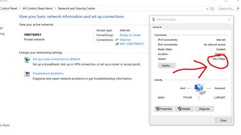 Networking Does The Ethernet Connection Speed Shown Actually Limit The Connection Speed