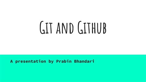 Basic Of Git And Github In Nepali Youtube