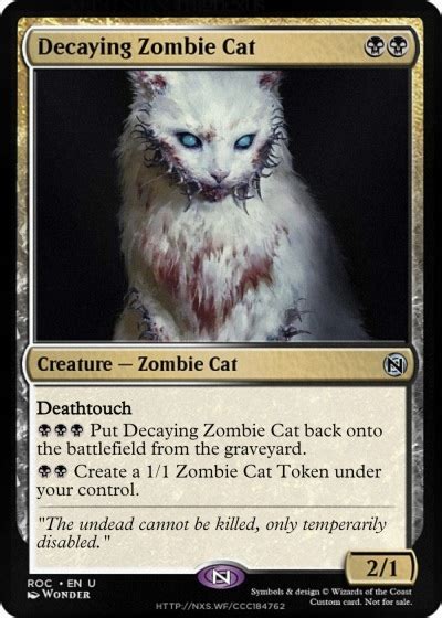 Mtgnexus Decaying Zombie Cat