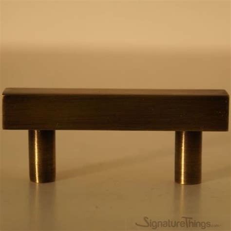 Signaturethings Solid Brass Square Bar Cabinet Handle