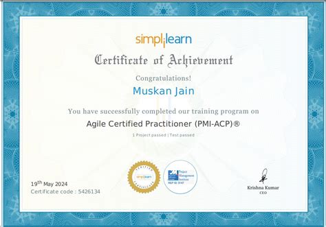 muskan jain on linkedin simplilearn simplilearn certification