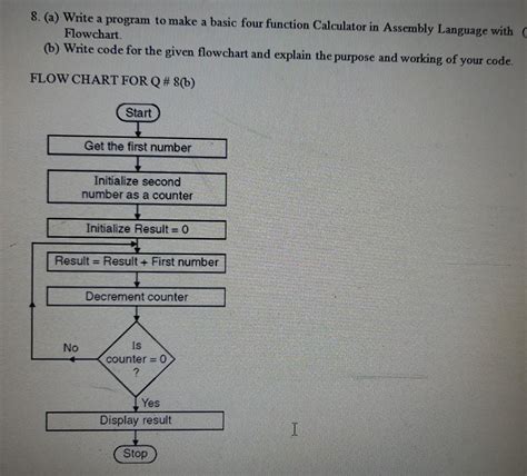 Solved 8 A Write A Program To Make A Basic Four Function